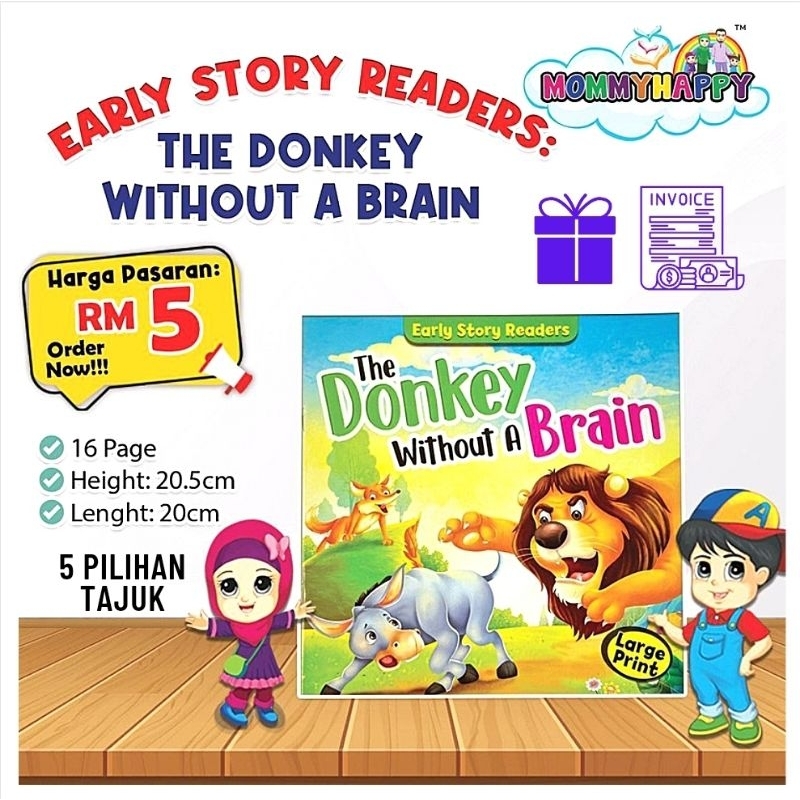 Buku Cerita Kanak kanak Tulisan Besar Simple Story Books for Kids ...