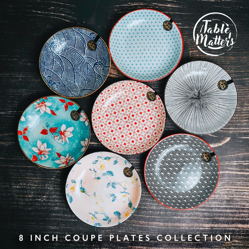 Table Matters - Assorted 8 Inch Coupe Plate | Shopee Malaysia