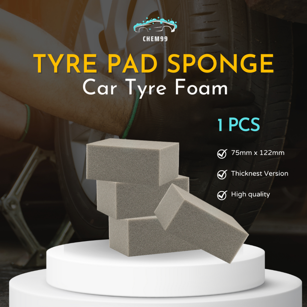 Car Wash Tyre Pad Sponge Foam [1PC] [Direct Factory] | Shopee Malaysia