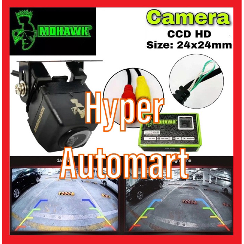 Mohawk Car Reverse Camera Rear View Parking Full HD Wide Angle 170 ...