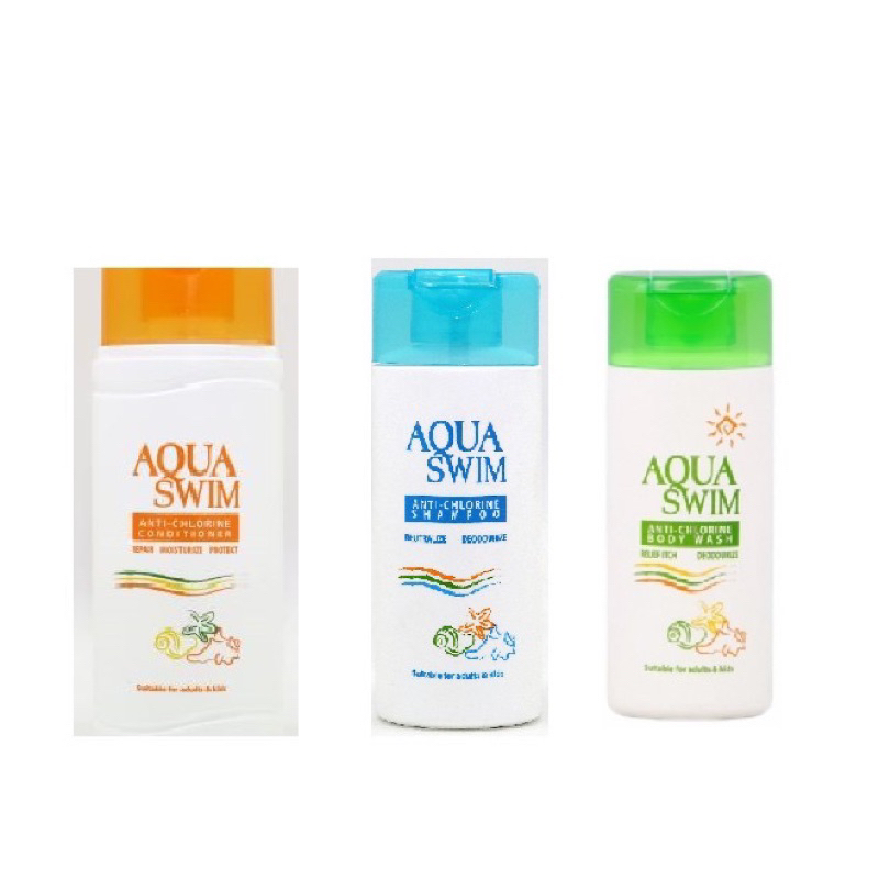 Aqua Swim Swimmer Anti Chlorine Body Wash / Shampoo 250mL | Shopee Malaysia