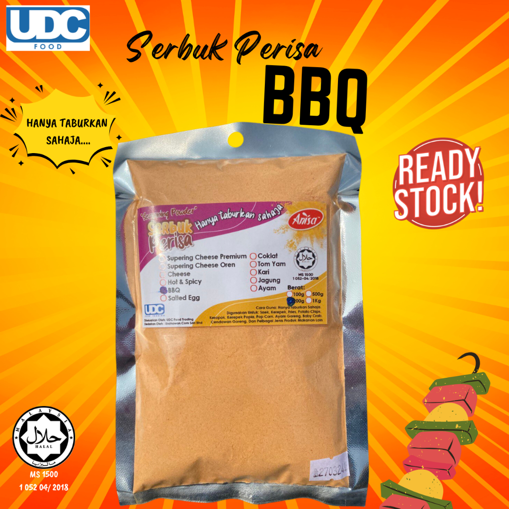 [SERBUK PERISA BBQ 100GRAM🔥] SEASONING POWDER HANYA TABURKAN SAHAJA ...