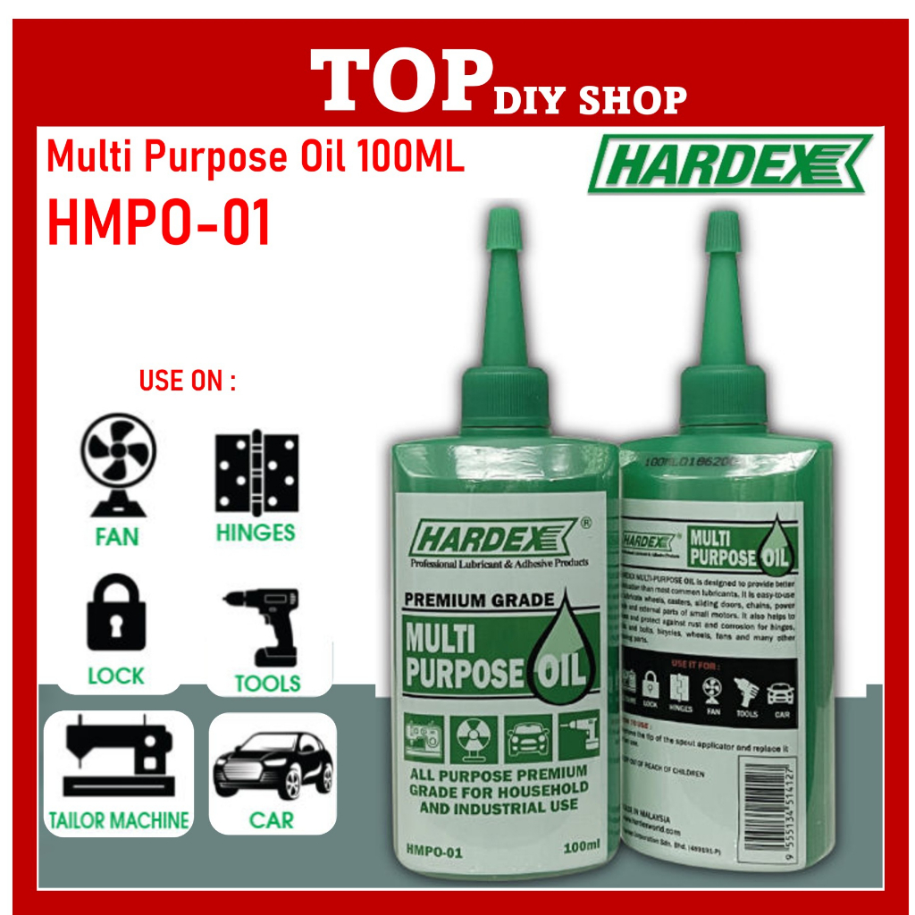 Hardex Multi Purpose Oil-100ML HMPO-01 /100% Original | Shopee Malaysia