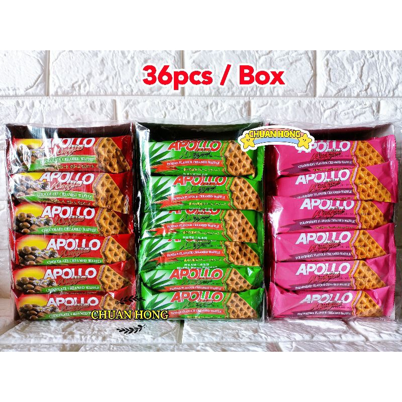 Apollo Waffles 36pcs/Box | Shopee Malaysia