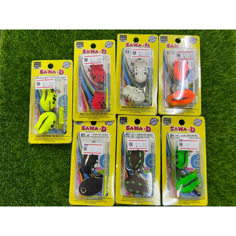 SAWA-D SOFT RUBBER FROG MADE IN THAILAND (S6-3.0cm/5g) MADE WITH BKK ...