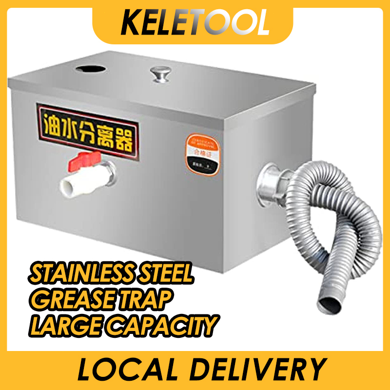 stainless steel grease trap kitchen oil trap for kitchen Trap waste ...