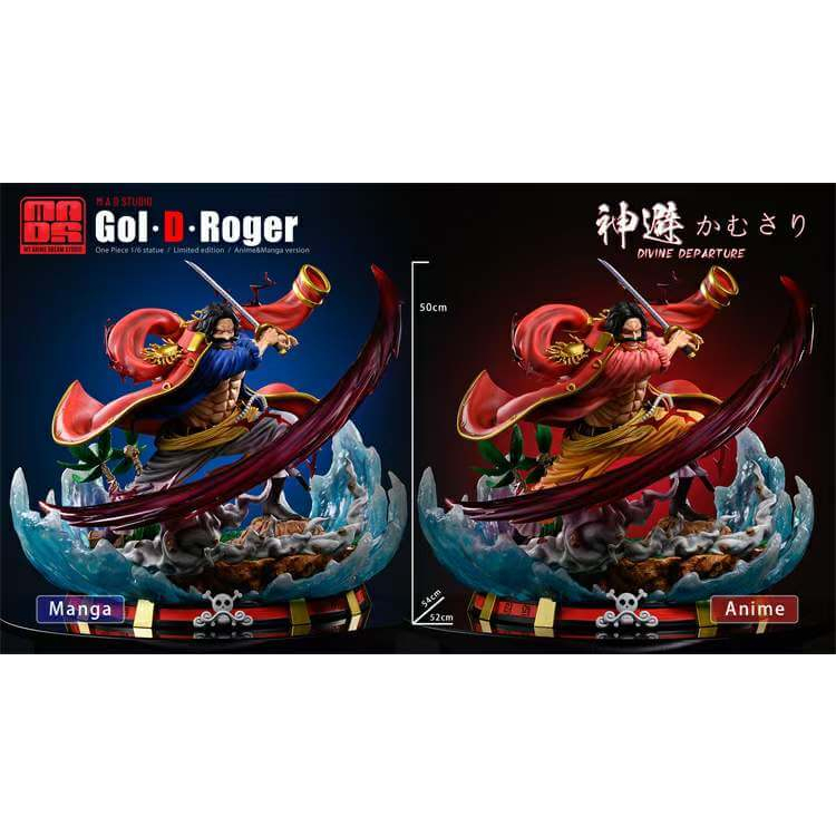 MAD Studio - One Piece - Gold D Roger Resin Statue GK Figure Worldwide ...