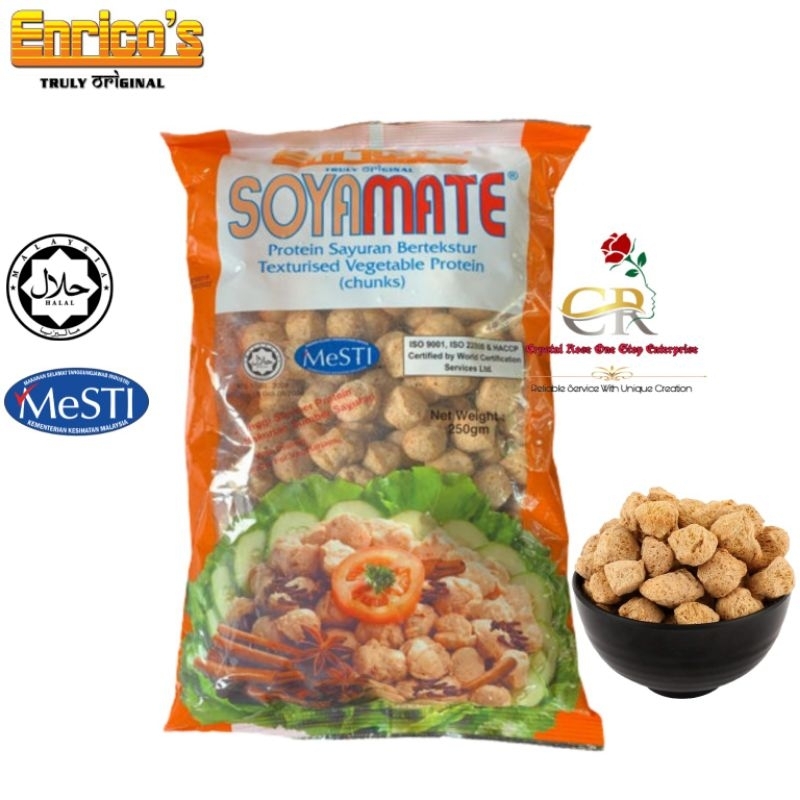 Enrico's Soyamate/Soya Chunks - Halal (250 Grams) | Shopee Malaysia