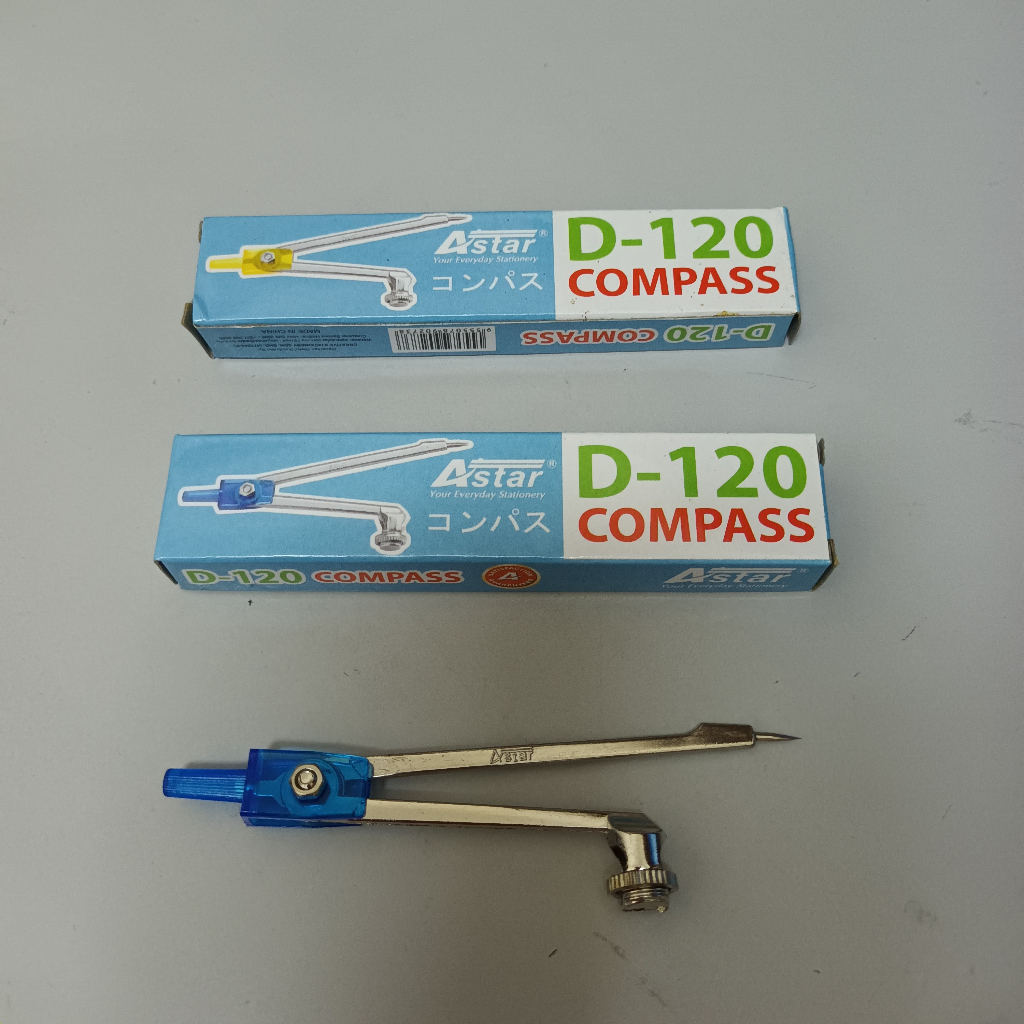 Astar D-120 Compass/ Student Compass /Jangka Lukis D-120 Astar | Shopee ...