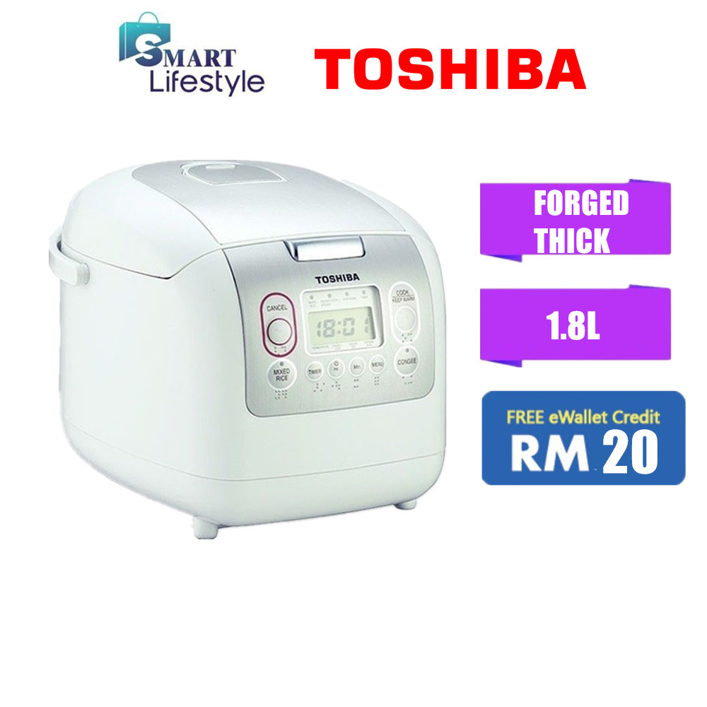 Toshiba Digital Rice Cooker (1.8L) RC-18NMFIM | Shopee Malaysia