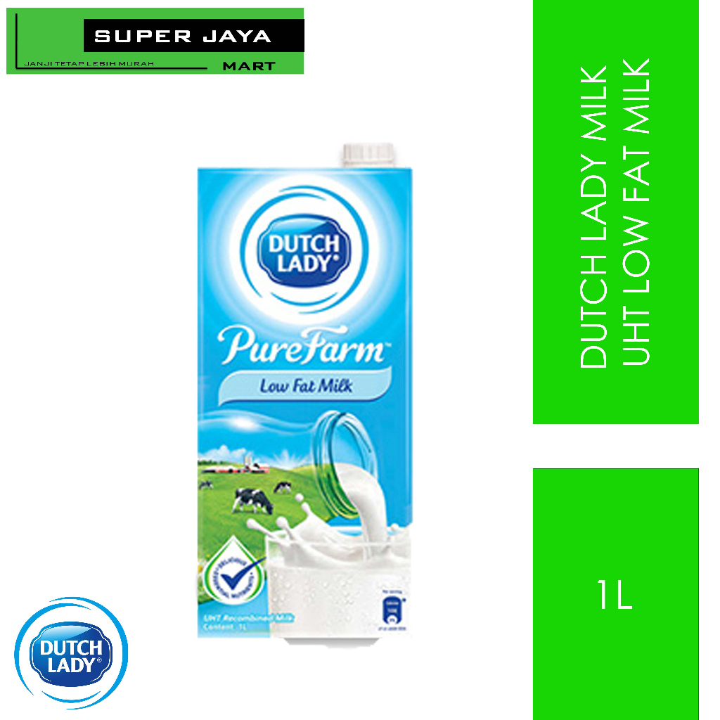 Dutch Lady UHT Milk Chocolate/Fresh Milk/Full Cream/Low Fat Milk/Strawberry,1L | Shopee Malaysia