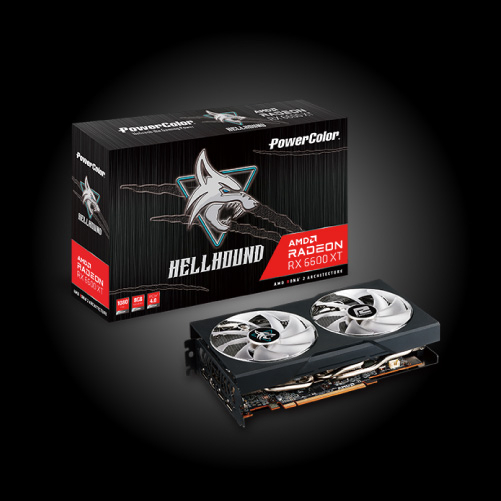 PowerColor HELLHOUND RX 6600 XT 8GB Graphics card Used | Shopee Malaysia