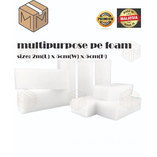 White/Black Multipurpose PE Foam 200cm x 5cm x 5cm Flower Sponge/Span ...