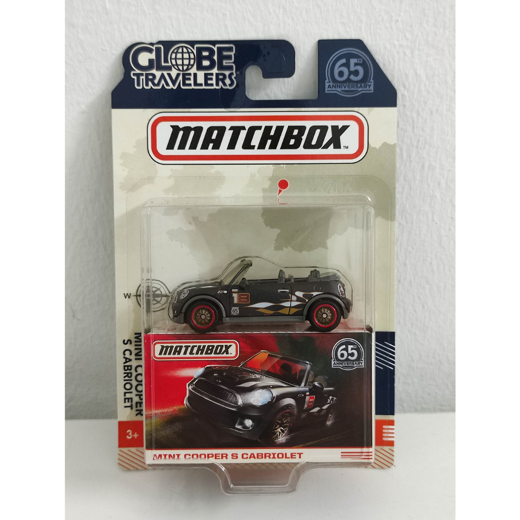 Matchbox Globe Travelers Mini Cooper S Cabriolet 65th Anniversary ...