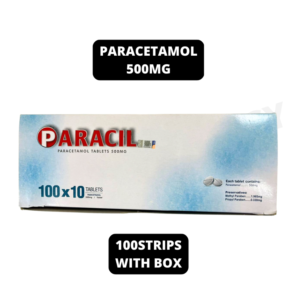 Paracil Paracetamol 500mg (100strips/Box) | Shopee Malaysia