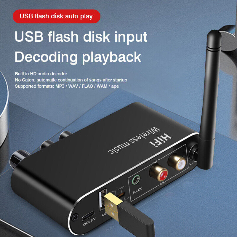 T01 Bluetooth 5.0 Optical Coaxial Audio Decoder Adapter | Shopee Malaysia
