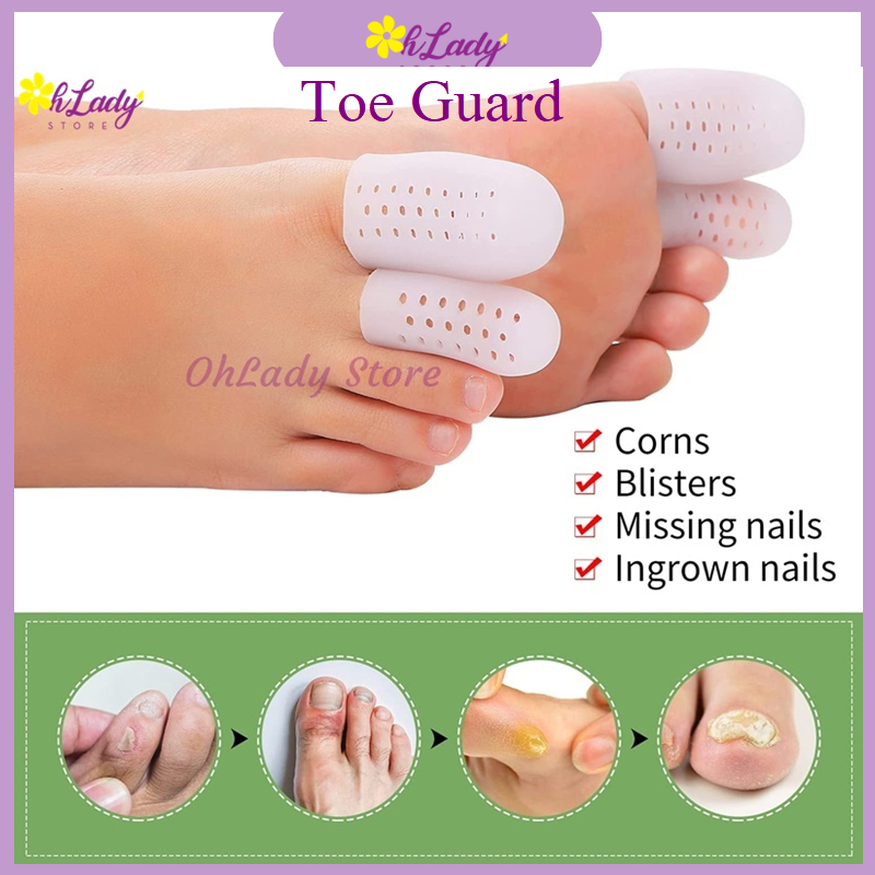Toe Guard Cover Protector Big Toe Caps Sleeves for Ingrown Toenail Corn ...