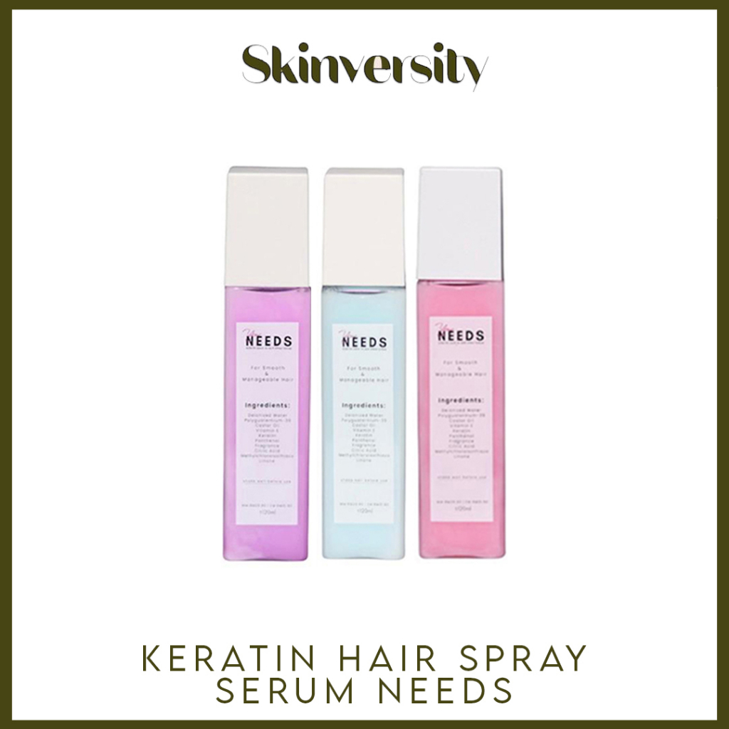 Needs - Keratin Hair Serum Spray/Hair Treatment/Soft Hair | Shopee Malaysia