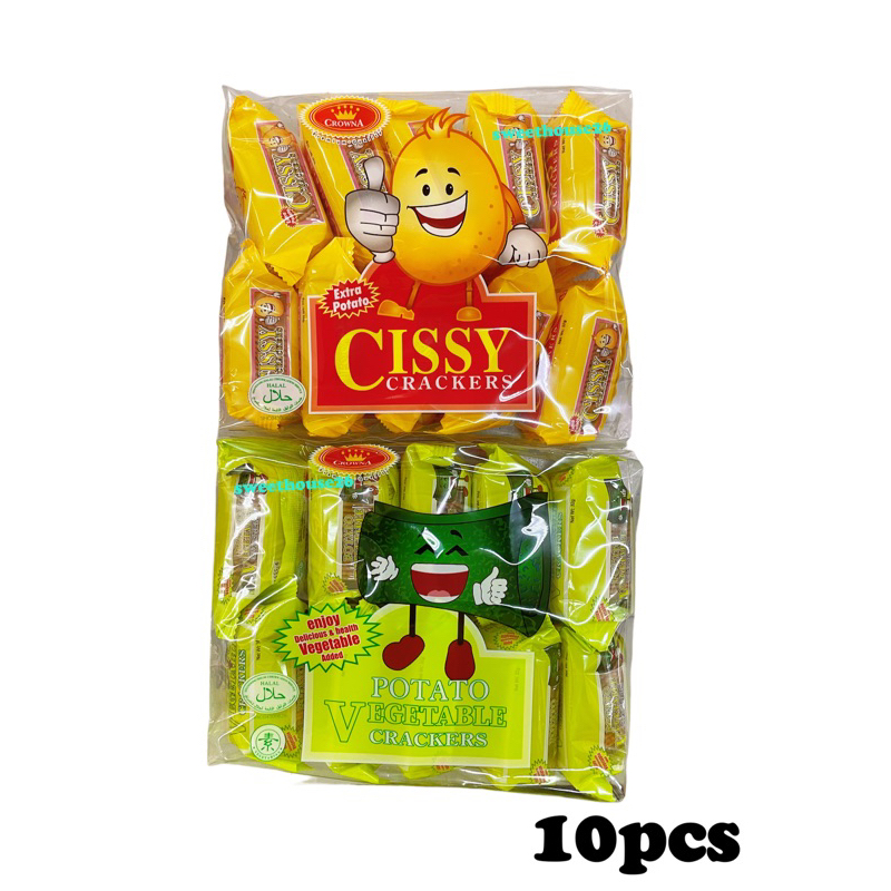 Cissy Potato Crackers 32g x 10's | Shopee Malaysia