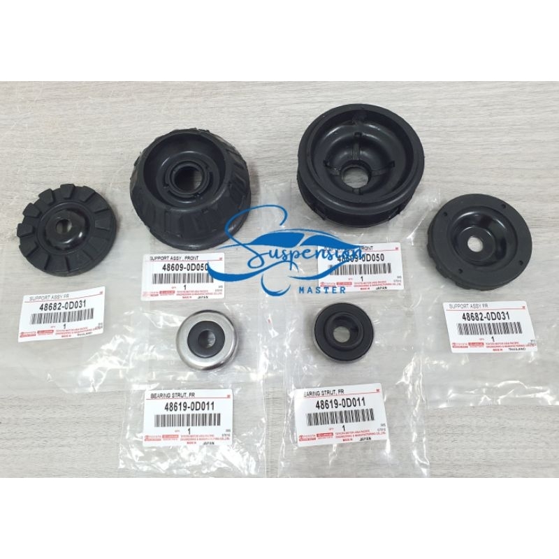 6 IN 1 SET-FRONT ABSORBER MOUNTING/BEARING/STRUT DAMPER-TOYOTA VIOS ...