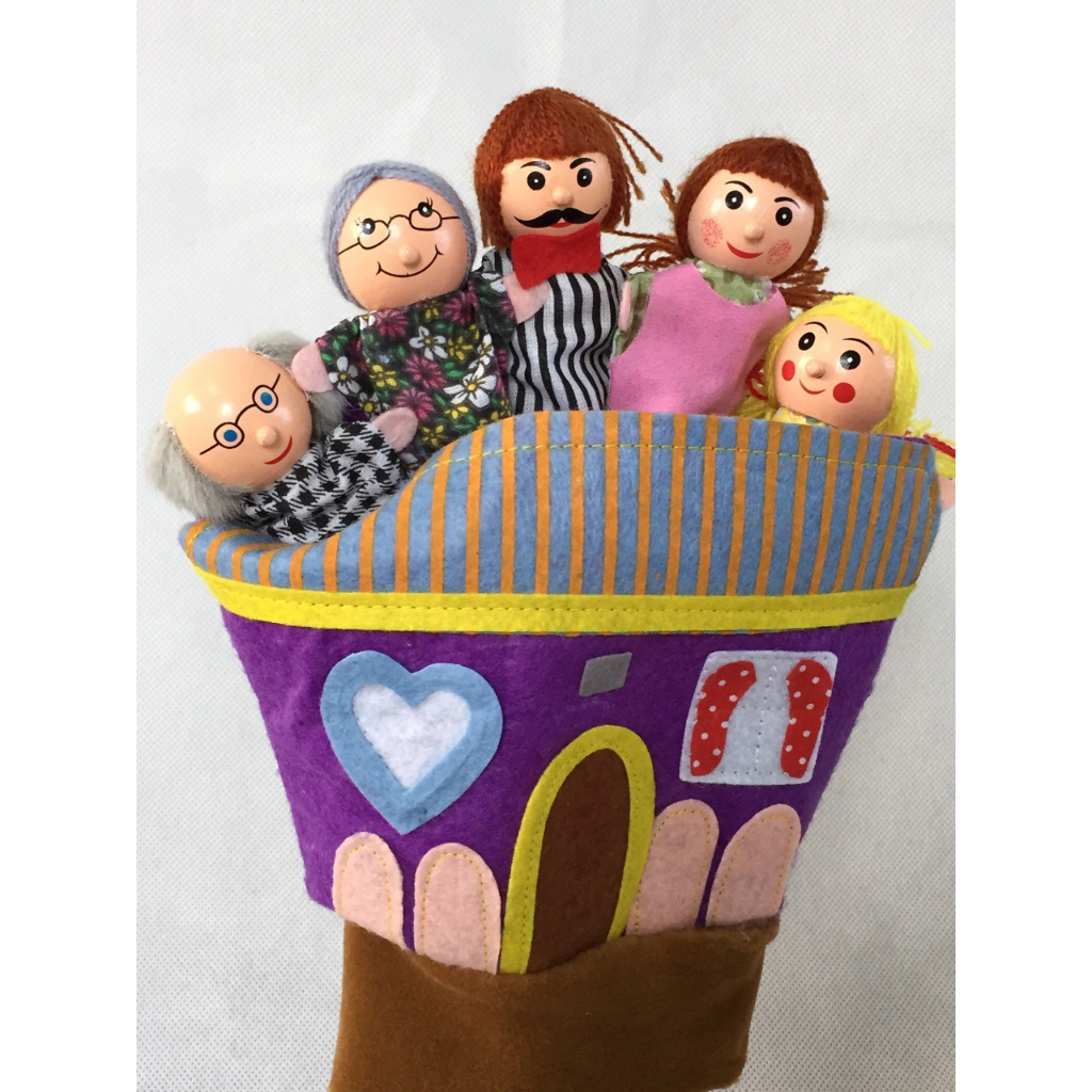 Story Finger Puppet Set Fairy Tale Finger Toys Plush Soft Puppet Little ...