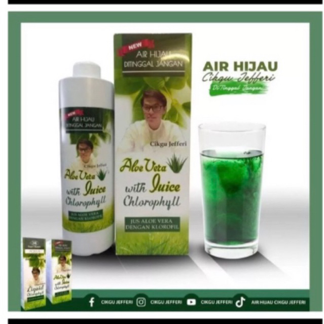 Air Hijau saka CIKGU cj cholorofil aloe Vera | Shopee Malaysia