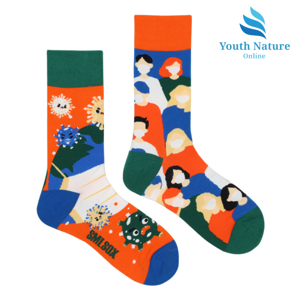 YN AB Unisex Hipster Socks 01-50 Korean Japanese Cute Colorful Fashion ...