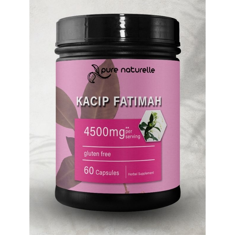 Kacip Fatimah Capsule 60's High Quality Organic Product GMP | Shopee ...