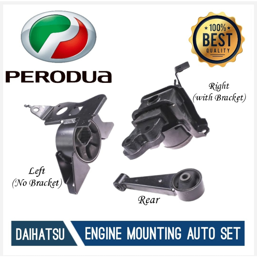 PERODUA Engine Mounting Auto Set (No Bracket) for Perodua Axia 2014 ...