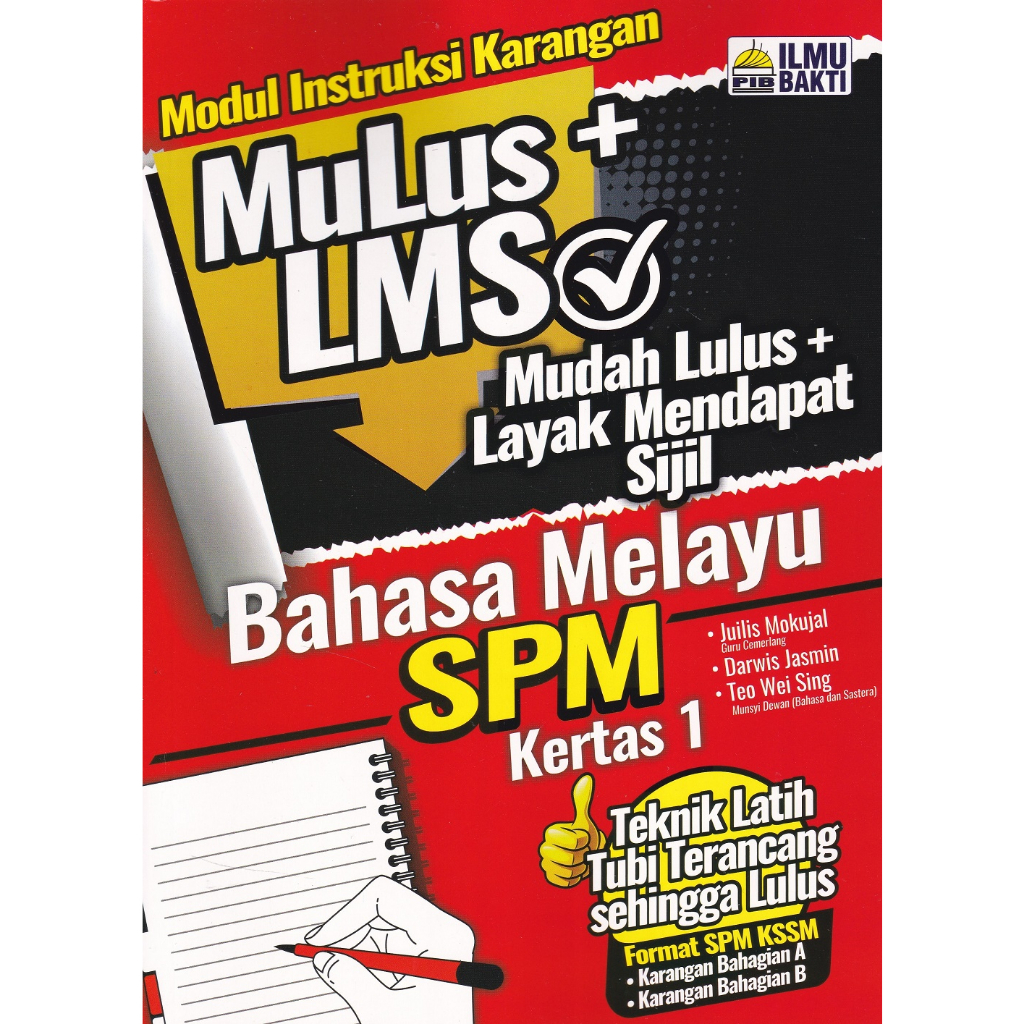 ILMU BAKTI Modul Instruksi Karangan MuLus+LMS Bahasa Melayu SPM (Kertas 1) | Shopee Malaysia