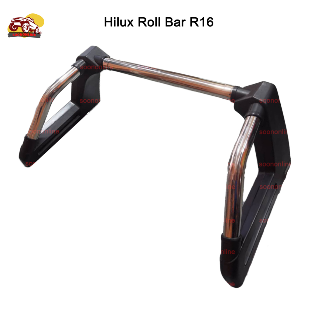 R16 Toyota Hilux Revo Rocco Rogue Roll Bar /Hilux Rear Stainless Steel ...
