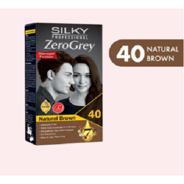 SILKYGIRL Professional Zero Grey Hair Colour ( 01 Natural Black, 20 ...