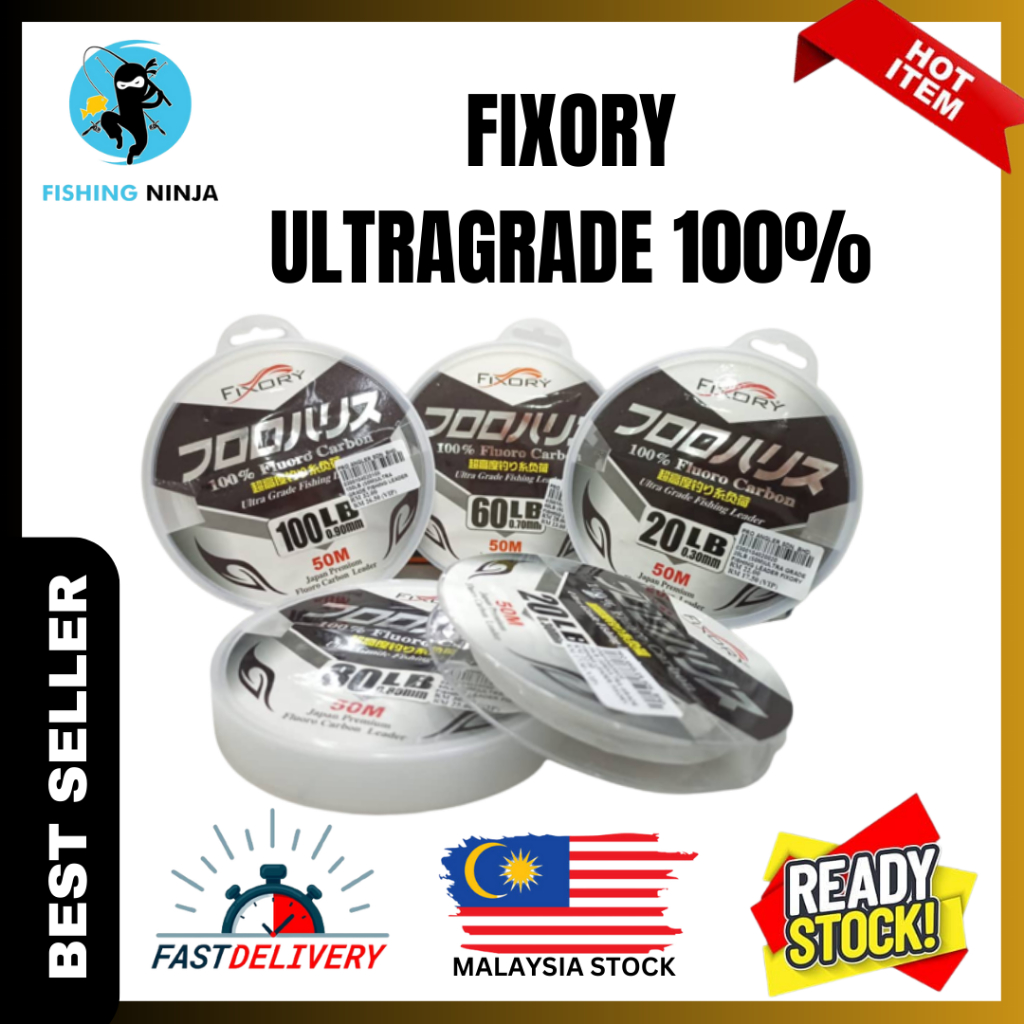 NINJA FIXORY TALI PERAMBUT HANTU SUPER STRONG FISHING LINE 100% ...