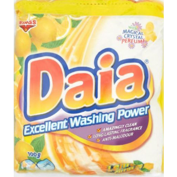 DAIA EXCELLENT WASHING DETERGENT POWDER 100gram EAU DE PARFUM LEMON ...