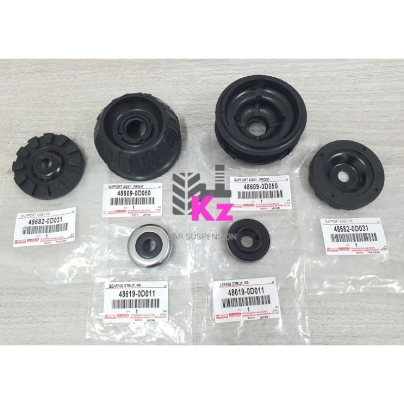 TOYOTA VIOS NCP93 2007-2013 YARIS NCP91 /TOYOTA PRIUS C NHP10 -6 IN 1 SET- FRONT ABSORBER ...