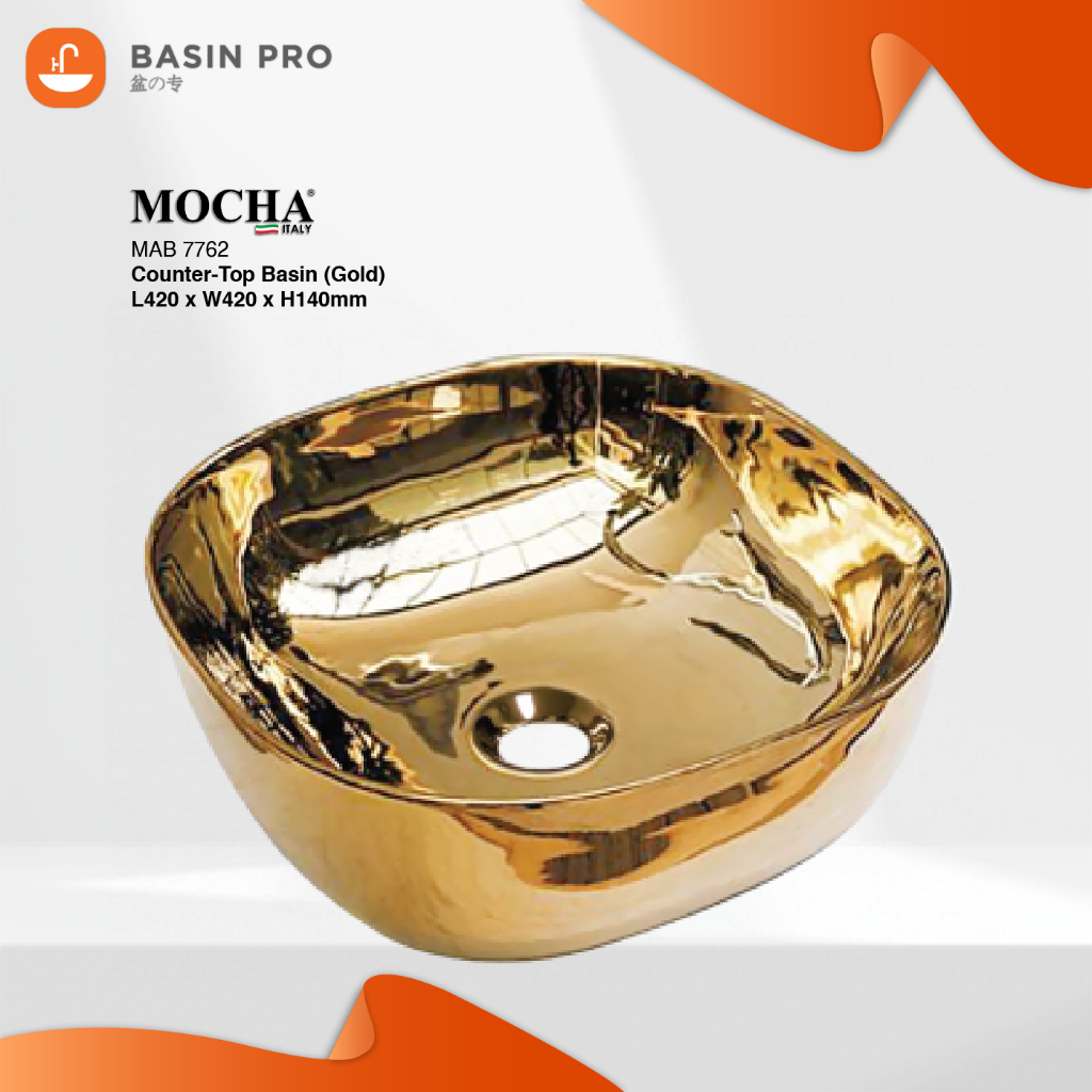 MAB7762 Mocha Italy Counter Top Ceramic Basin Toilet Sink Singki ...