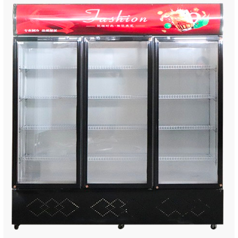 3 SIZE Commercial Fridge Freezer Chiller Soft Drink Refrigerator Glass ...