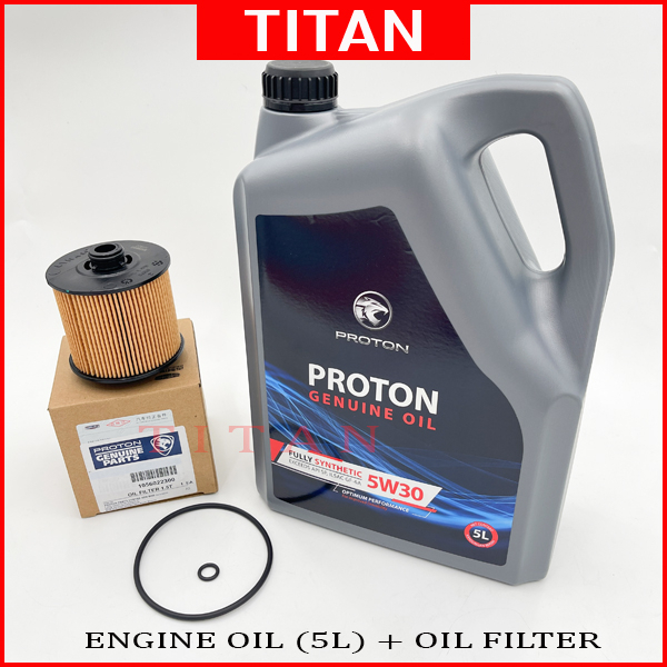 Proton X50 X70(1.5L) S70 X90 engine oil (5liter) + oil filter service ...