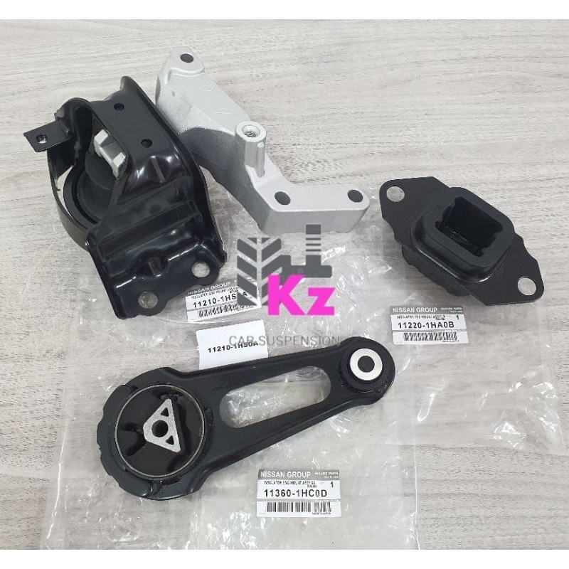 NISSAN ALMERA N17 2012-2020 - 3 IN 1 SET - ENGINE MOUNTING 11210-1HS0A ...