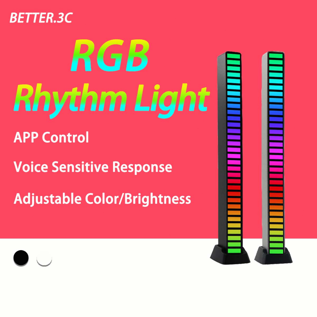 【READY】RGB Lampu Musik LED Music Rhythm Light Bar Pickup Sound Control ...