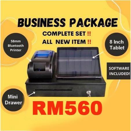 HOT SELLING!! Tablet Mesin Cashier POS System Mesin Kaunter Cashier ...