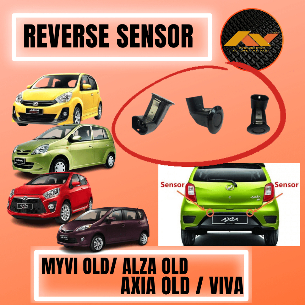 Reverse Sensor Perodua Daihatsu Myvi Old, Lb, Viva, Alza, Axia (Oem ...