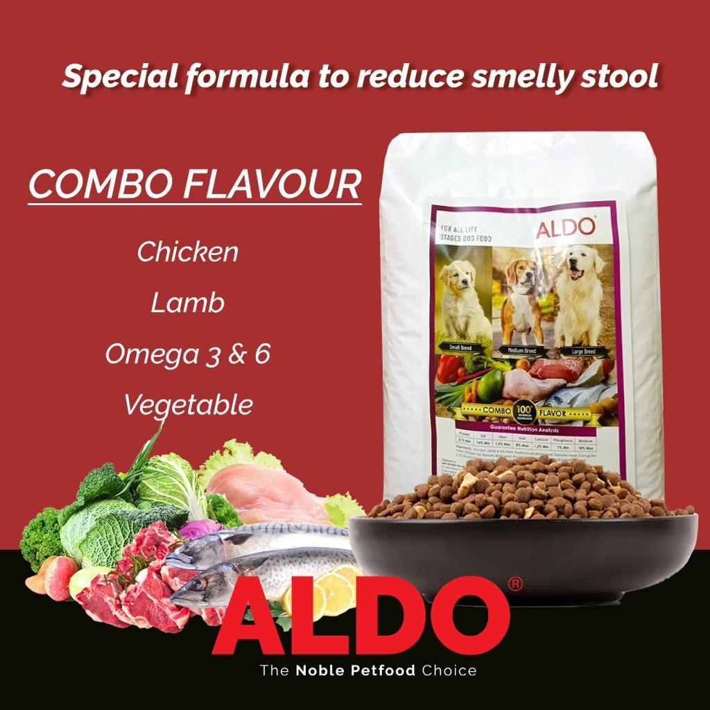ALDO Dos Food All Breed Mix Combo Flavour 15KG | Shopee Malaysia