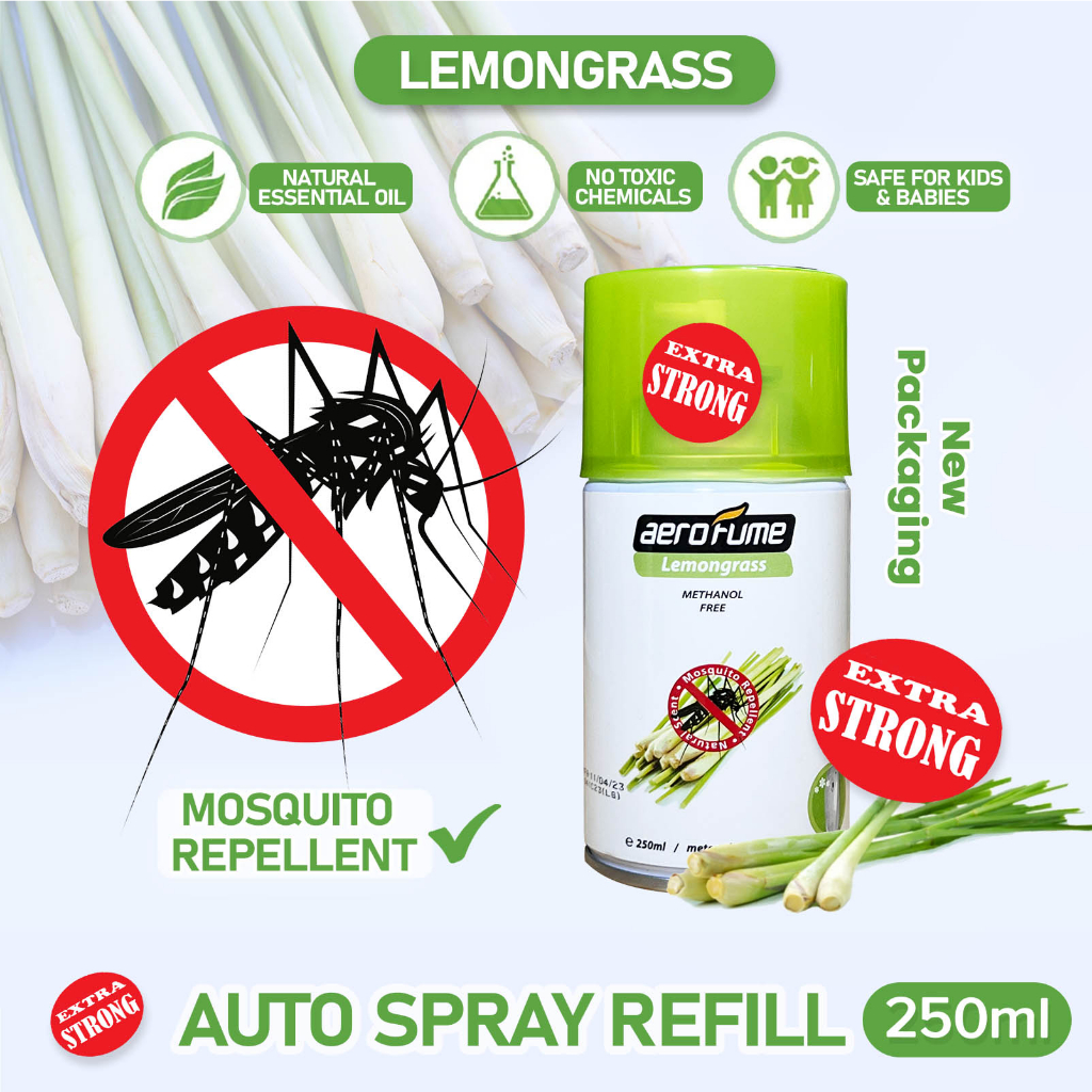 [Extra Strong] Lemon Grass Automatic Dispenser Spray Refill 250ml ...