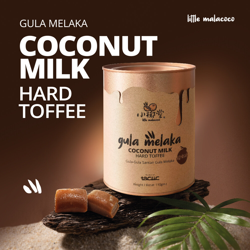 Little Malacoco Tofi Gula Melaka Santan / Gula Melaka Coconut Milk Hard ...