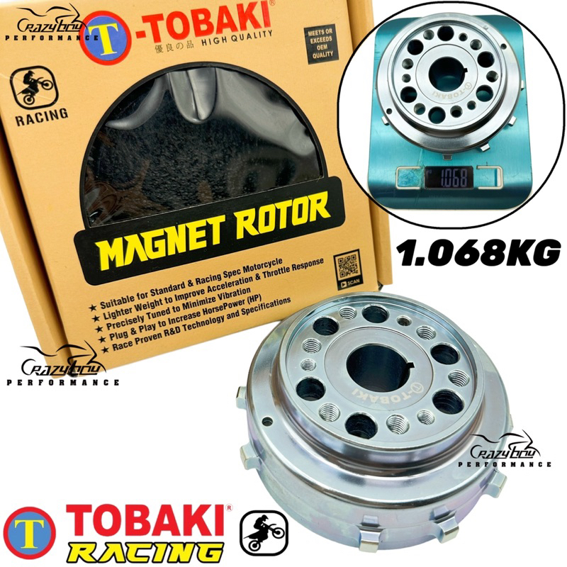 TOBAKI RACING MAGNET MAGNETO 1.068 KG YAMAHA Y15ZR / Y16ZR / R15-V3 (UP ...