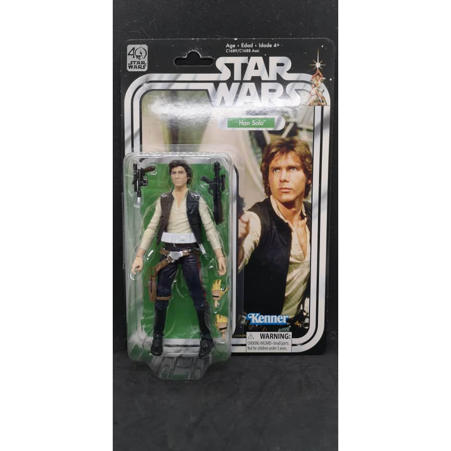 Star Wars Kenner 40th Anniversary Collection Han Solo (ANH) 1/12 Scale ...