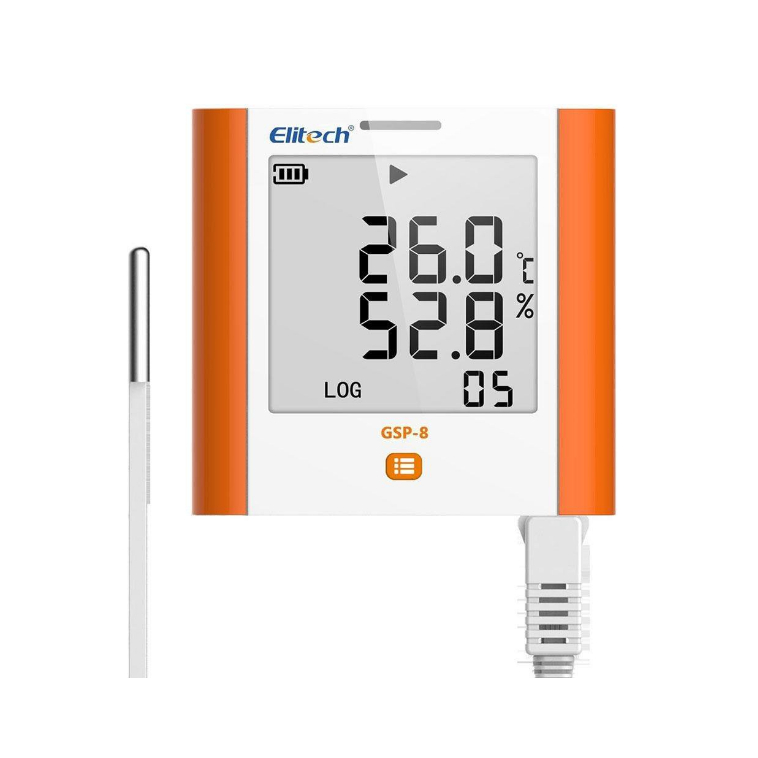 Elitech GSP-8 Temperature and Humidity Digital Data Logger | Shopee ...