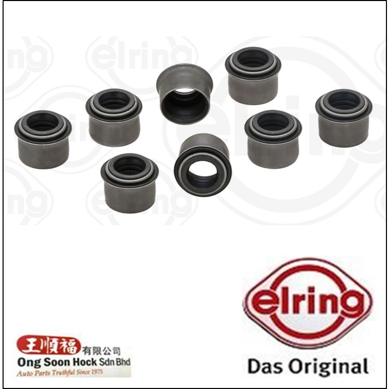 Mercedes Benz OM615 OM616 W115 W123 240D Valve Seal Set (x8) Elring 284 ...