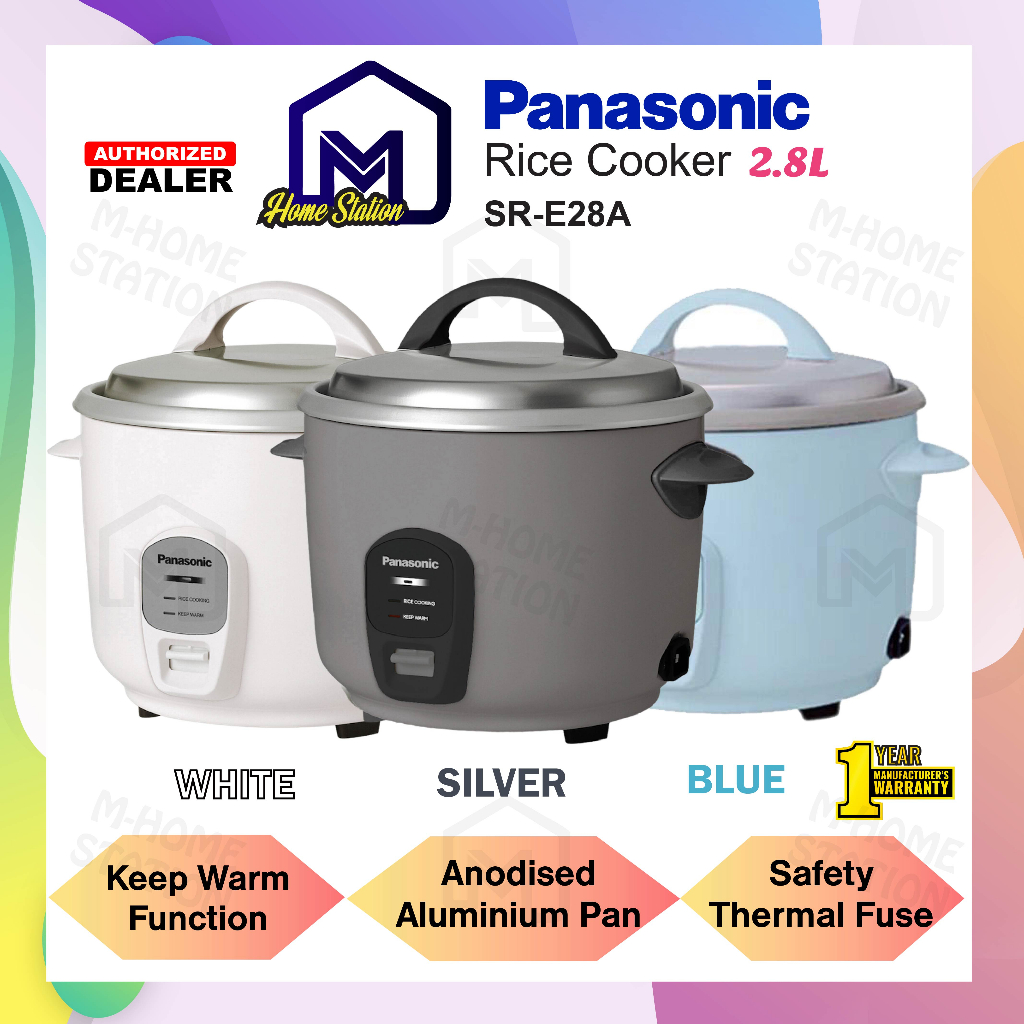 Panasonic Rice Cooker 2.8L SR-E28A Periuk Nasi SRE28A SR-E28 SR-E28WSKN ...